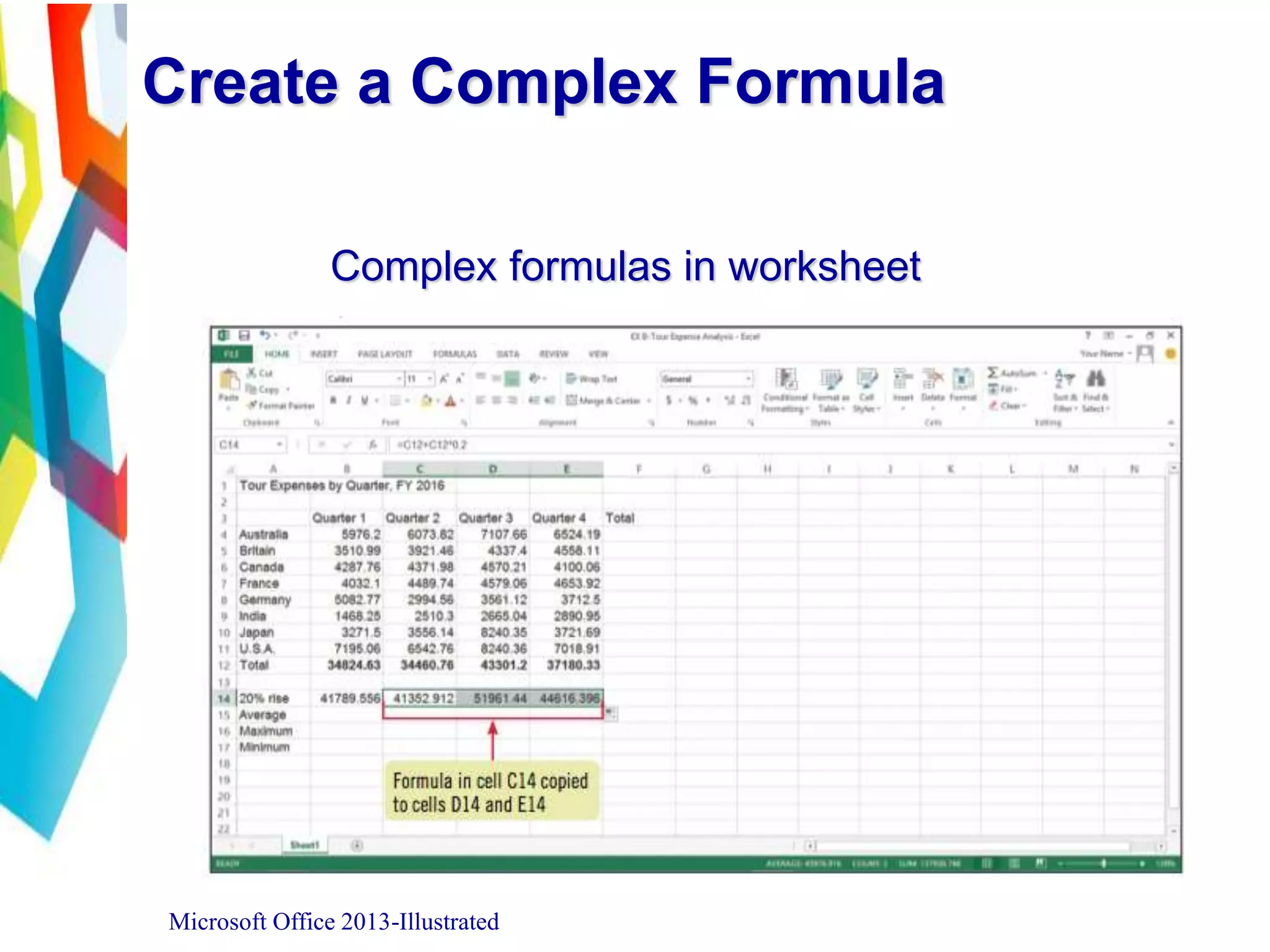 Excel 2013 illustrated unit b | PPTX