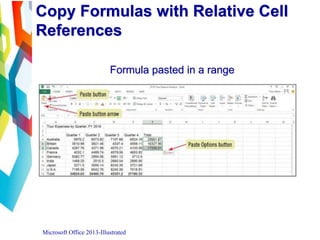 Excel 2013 illustrated unit b | PPTX