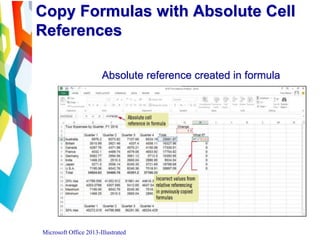 Excel 2013 illustrated unit b | PPTX