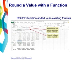 Excel 2013 illustrated unit b | PPTX
