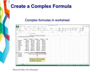 Excel 2013 illustrated unit b | PPTX