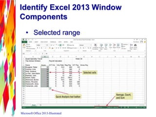 Excel 2013 Unit A | PPTX