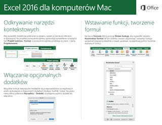 Microsoft Excel 2016 Mac | PDF