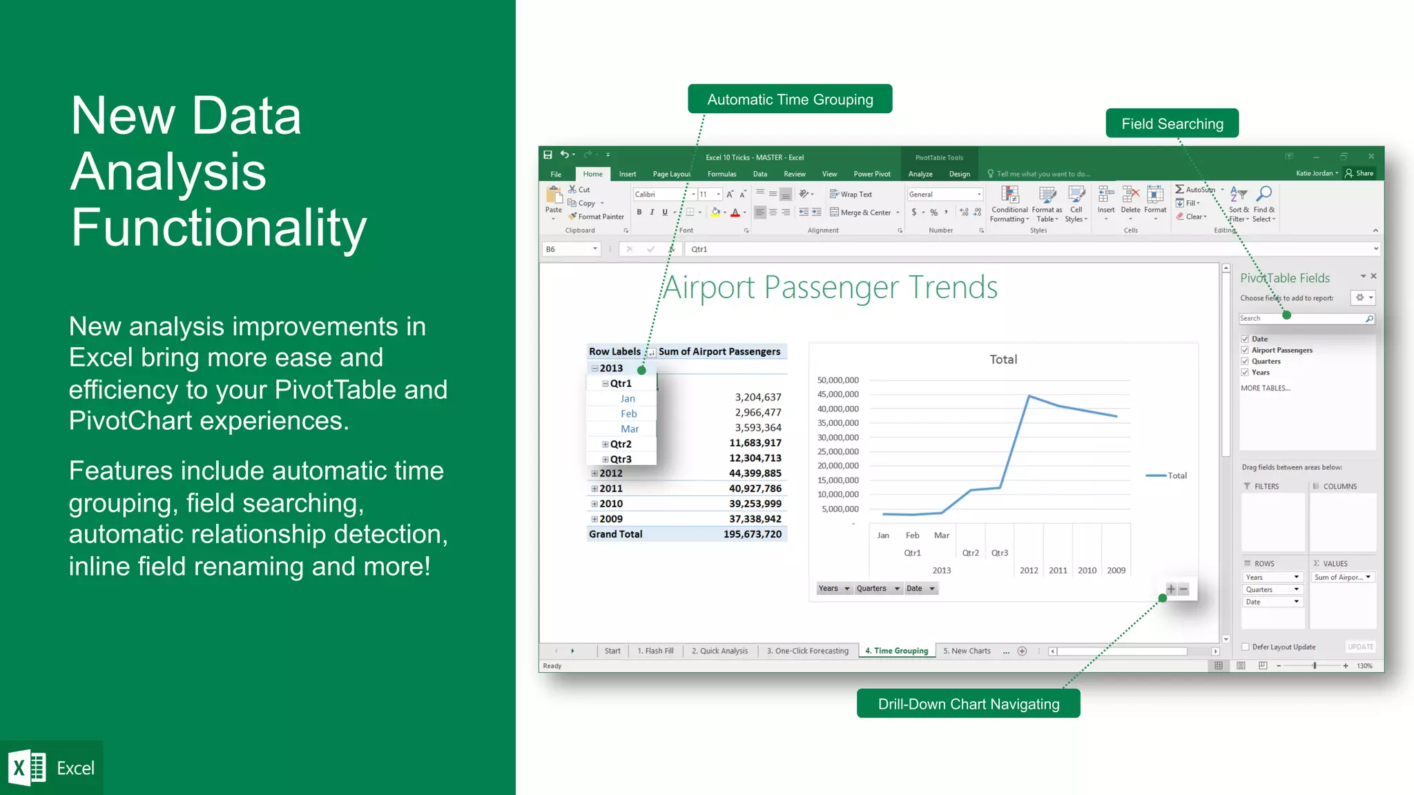 Excel 2016 top features | PDF
