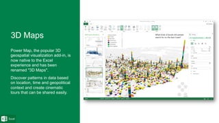 Excel 2016 top features | PDF