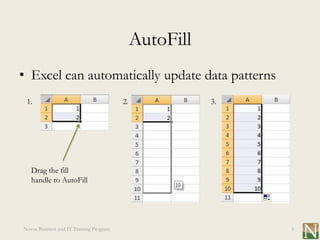 Excel 3: Data Analysis | PPTX