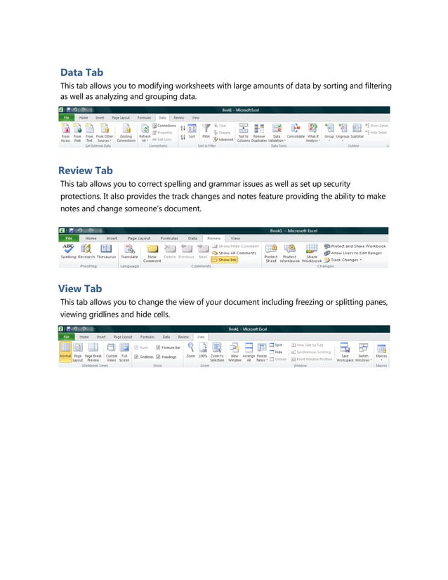MS Excel 2010 tutorial 3 | PDF