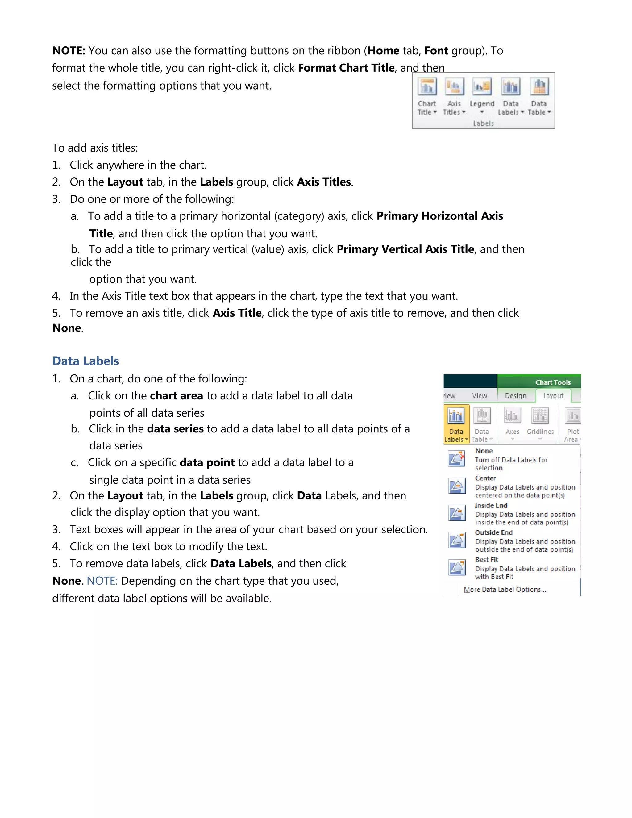 MS Excel 2010 tutorial 6 | PDF