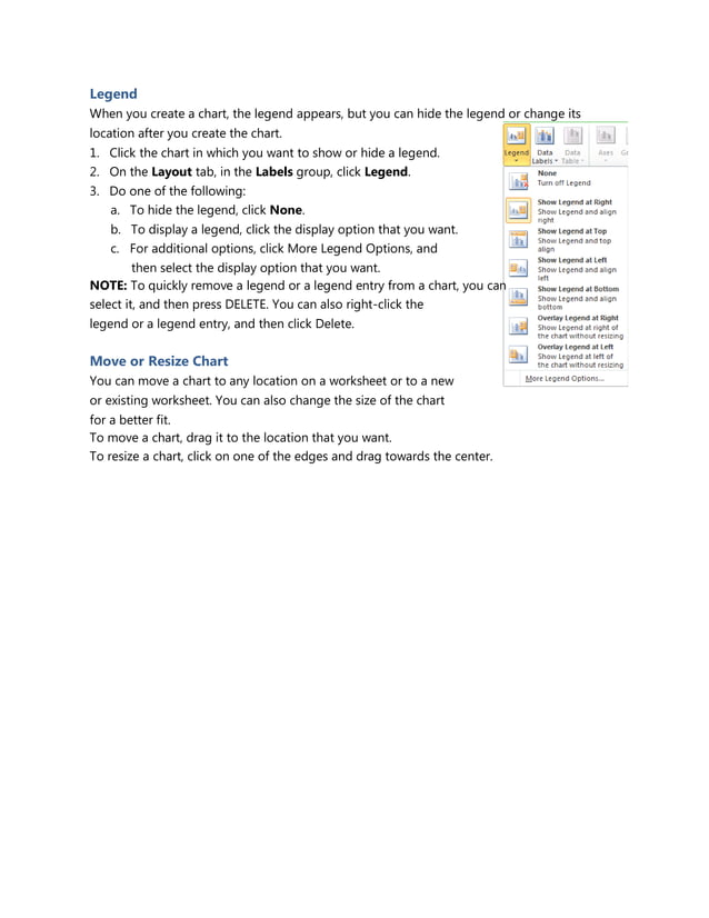 MS Excel 2010 tutorial 6 | PDF