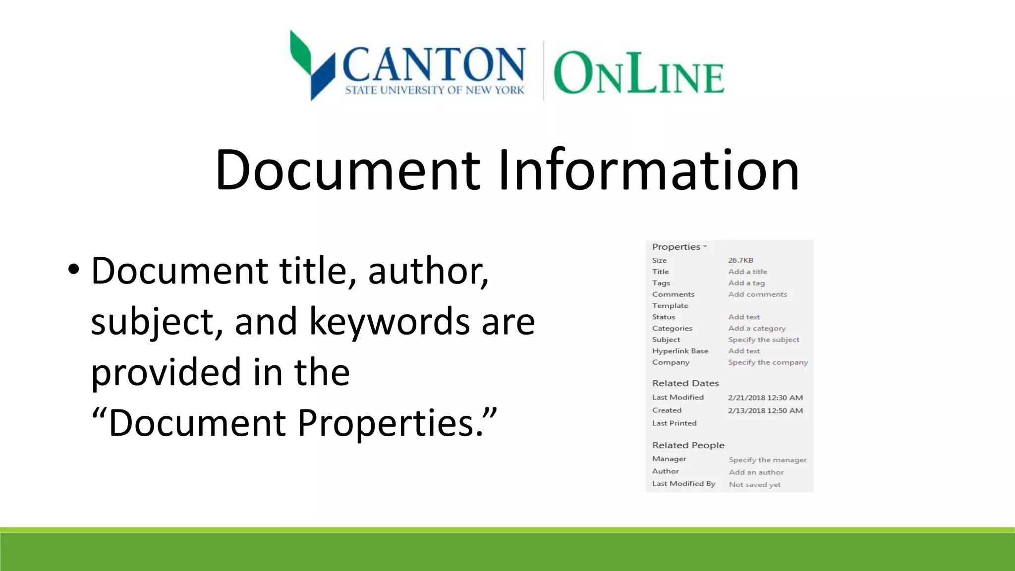 Excel accessibility | PPTX