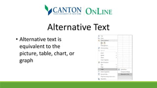 Excel accessibility | PPT