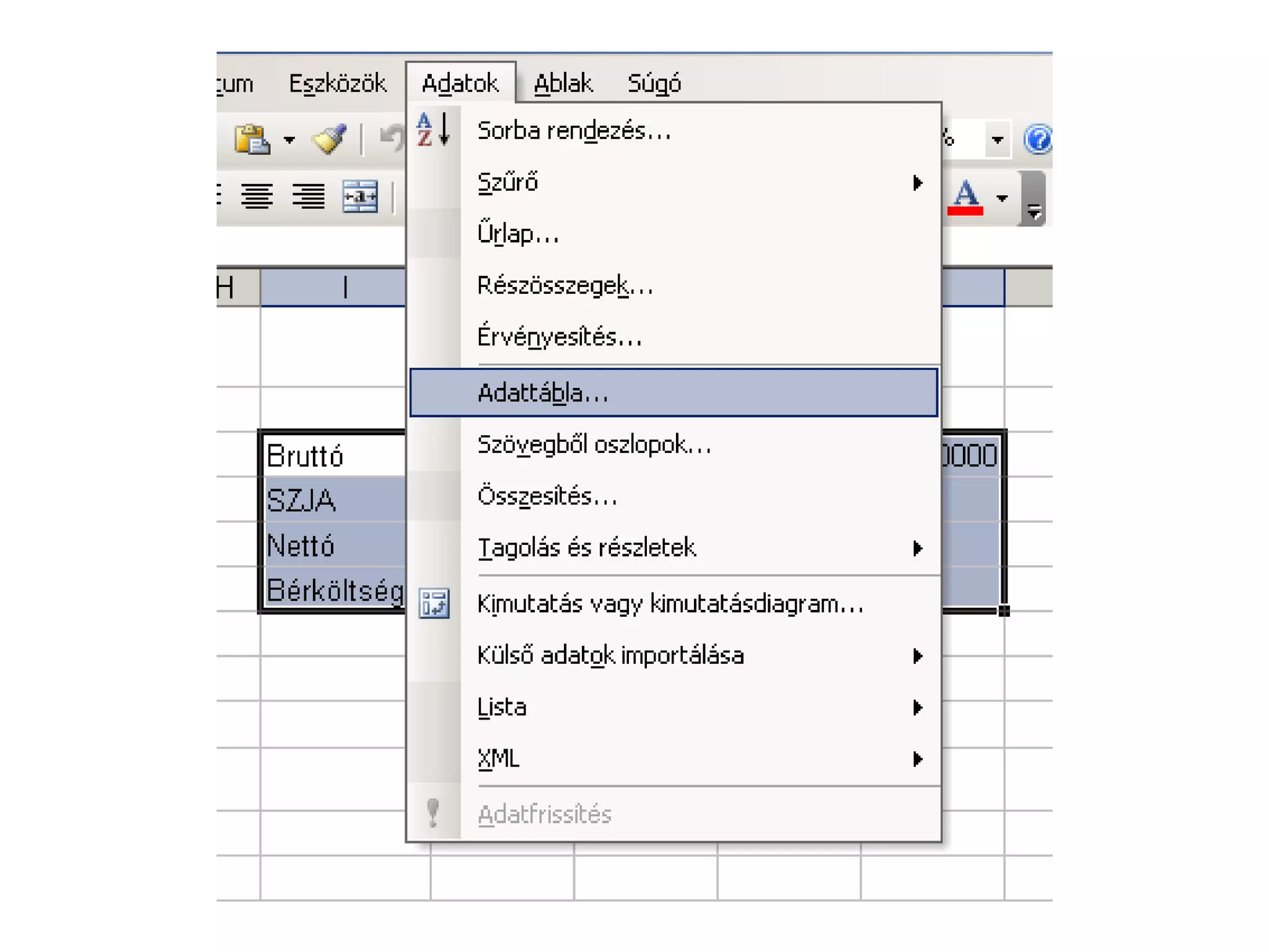 Excel "Mi lenne ha..." elemzés | PPT