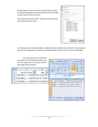Excel Advance Training Manual for Business | PDF