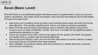 Excel and Advanced Excel Training in Noida.pptx