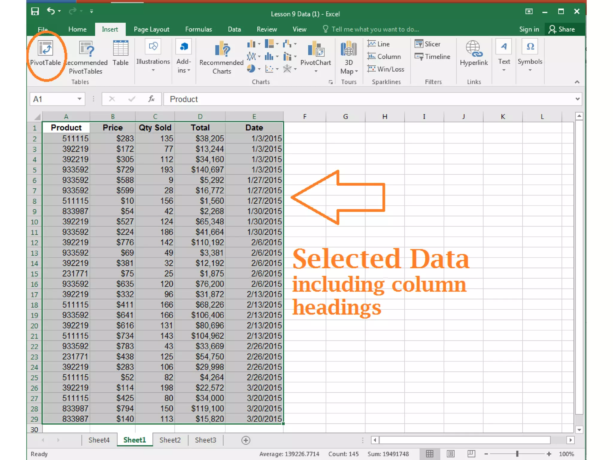 Excel and Pivot Tables.pptx | Databases | Computer Software and Applications