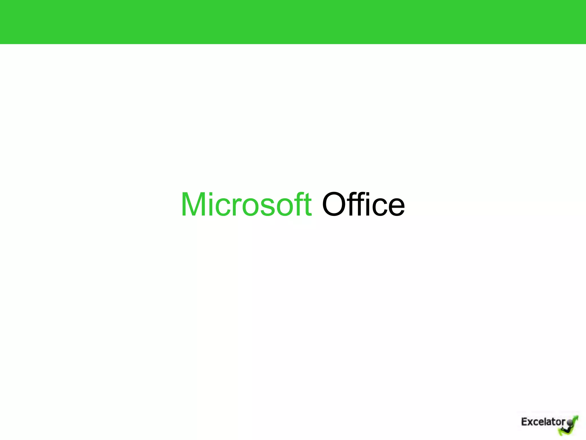 What is Excelator ? | PPTX