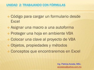 Excel avanzado con vba | PDF
