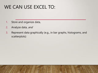 Excel Basics - 1.ppt | Science