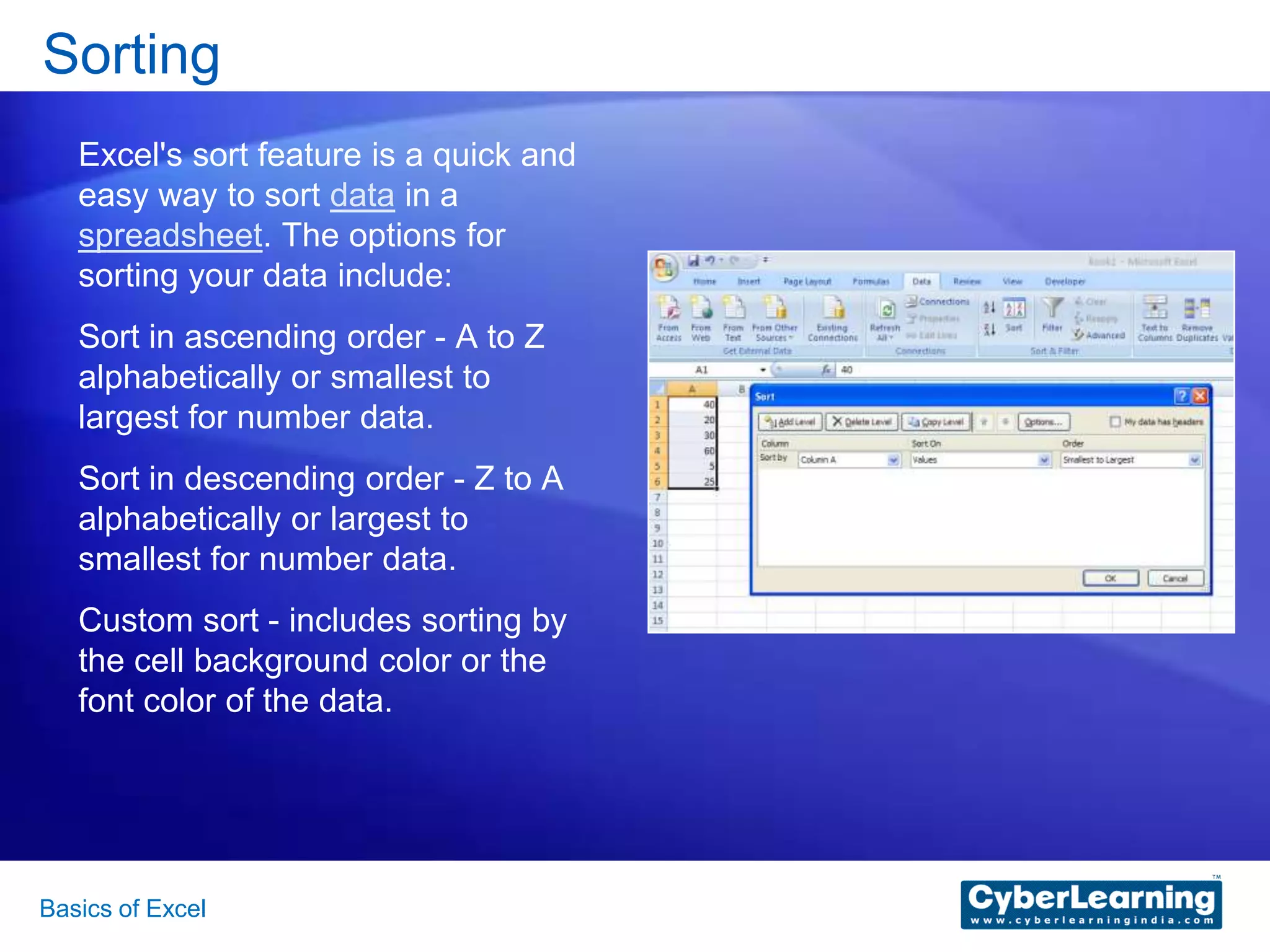 Microsoft Excel Basics | PPTX