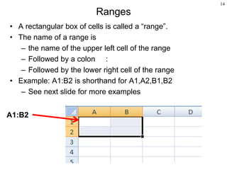 Excelbasics.ppt | Science