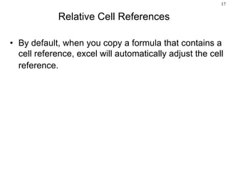Excelbasics.ppt | Science
