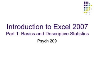 Excel Basics.ppt | Education