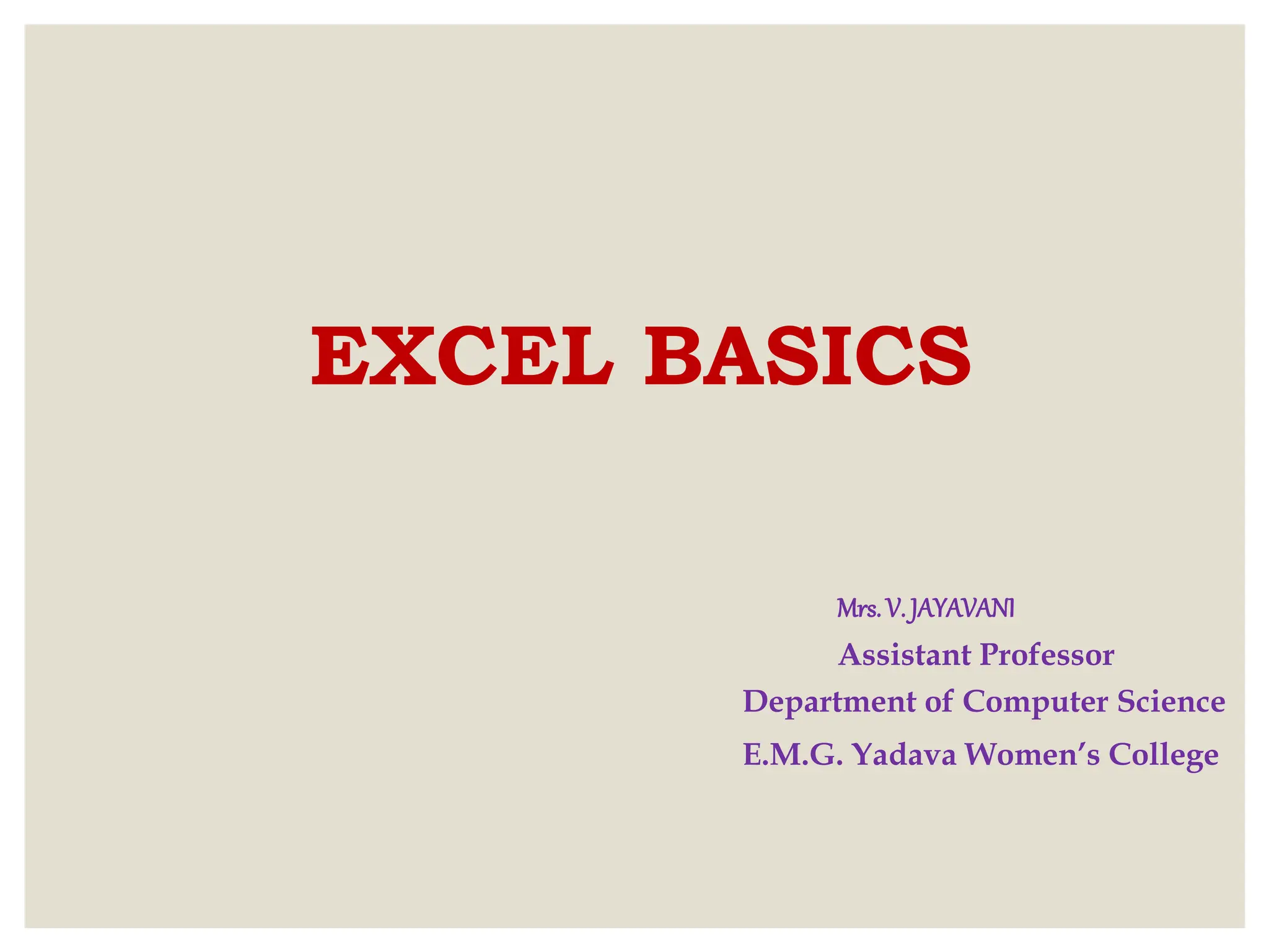 To Learn Basic Excel Data Entry Formulas And Functions Ppt