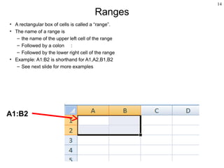 Excelbasics for understanding to excel.ppt