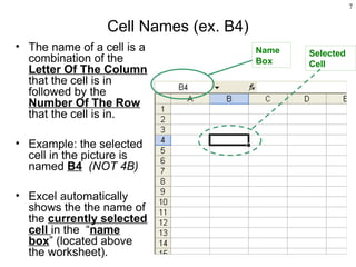 Excelbasics for understanding to excel.ppt