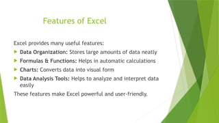 Excel Basics for Beginners covering formulas, and formatting.pptx