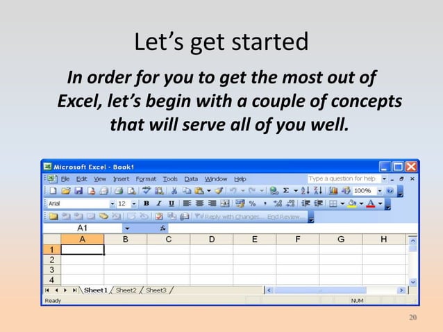 Excel basics for everyday use | PPTX