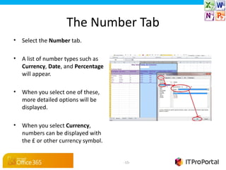 Excel Cell Format for Professional SpreadSheets | PPT