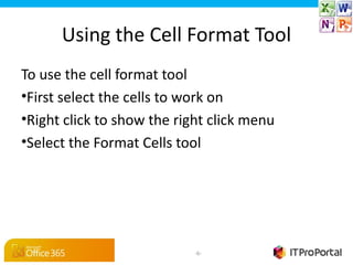 Excel Cell Format for Professional SpreadSheets | PPT
