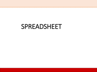 Excel CH 01 Introduction to Spreadsheet.ppt