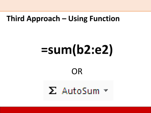 Excel CH 02 Working with Formulas Functions.ppt