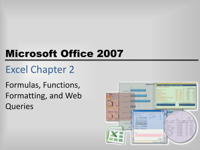 Excel chapter 2 | PPTX
