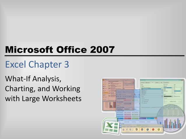 Excel chapter 3 | PPTX | Desktop Publishing | Computer Software and Applications