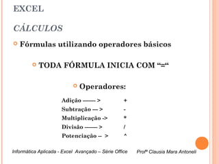 Excel comandos avançados | PPT