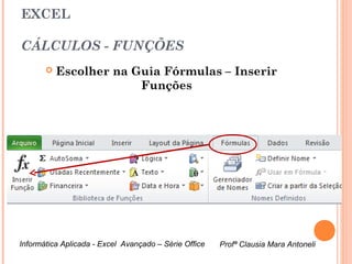 Excel comandos avançados | PPT