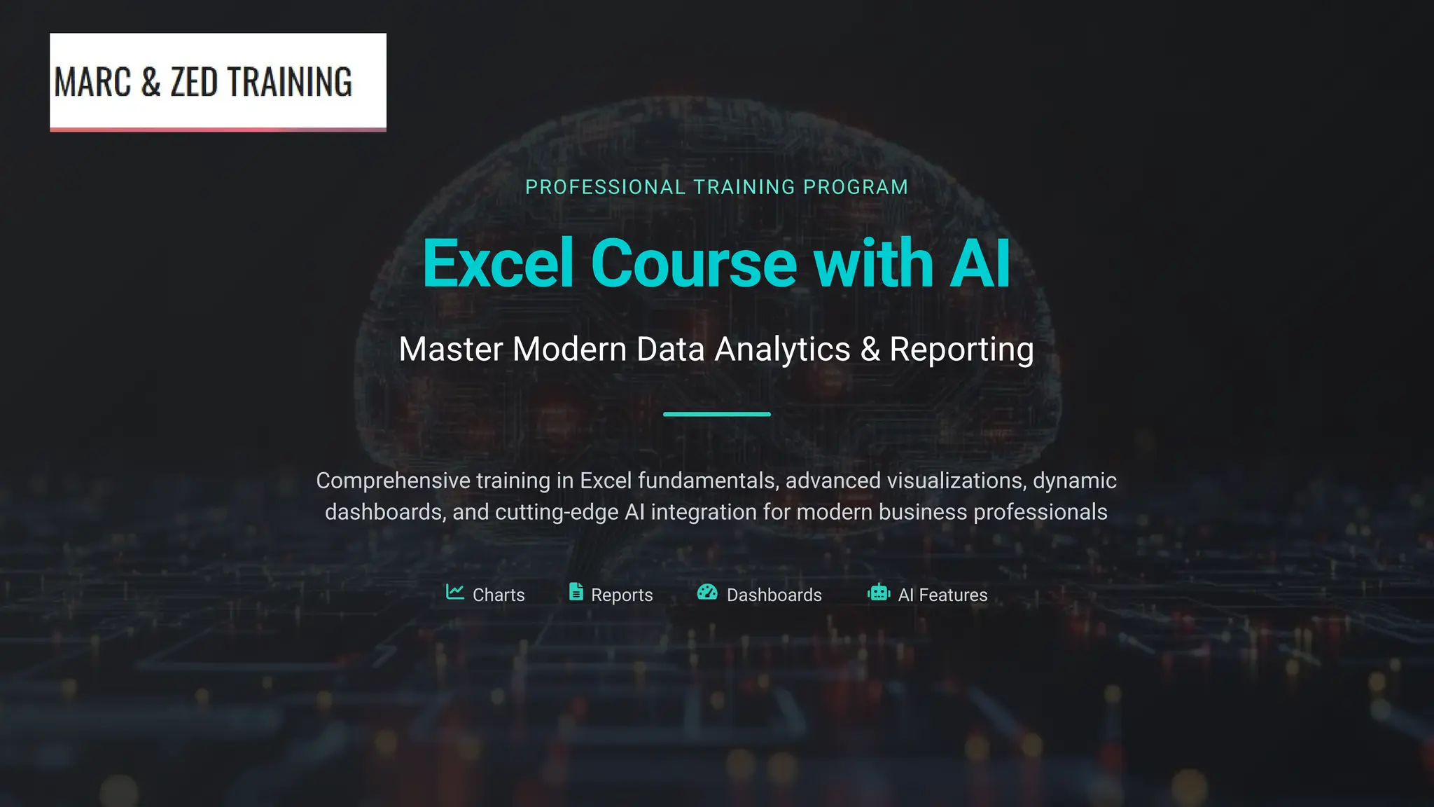 Excel Course with AI - MarcnZed Training.pptx