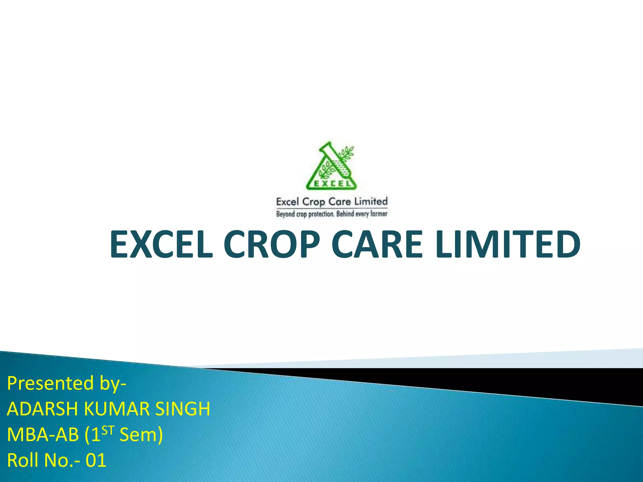 Excel crop care | PPTX
