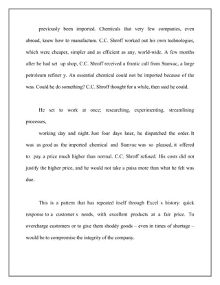 Excel crop care ltd | DOCX