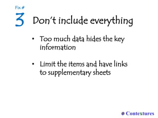 5 Worst Excel Dashboard Mistakes | PPSX | Technology & Computing