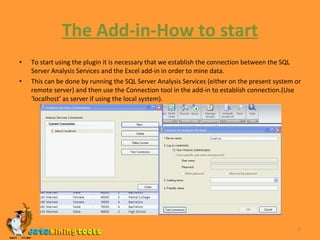 Excel Datamining Addin Advanced | PPT | Databases | Computer Software and Applications