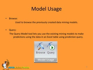 Excel Datamining Addin Beginner | PPT