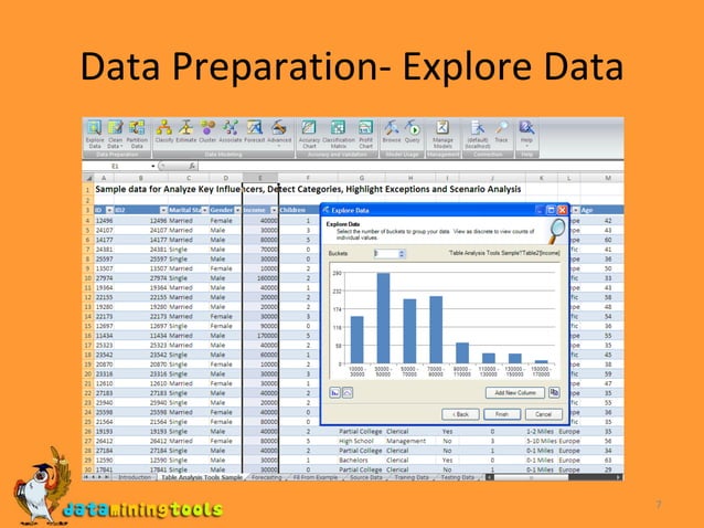 Excel Datamining Addin Beginner | PPT