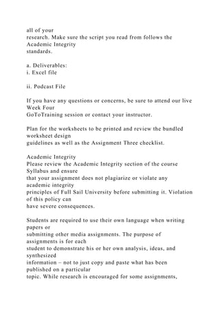 Excel Data Reporting Assignment 3 Data Analysis (Feasibility .docx