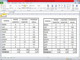 Excel ejercicio | PPT