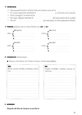 Excelente cuadernillo 4o grado plan de ortografía sm, cuaderno 3 | PDF