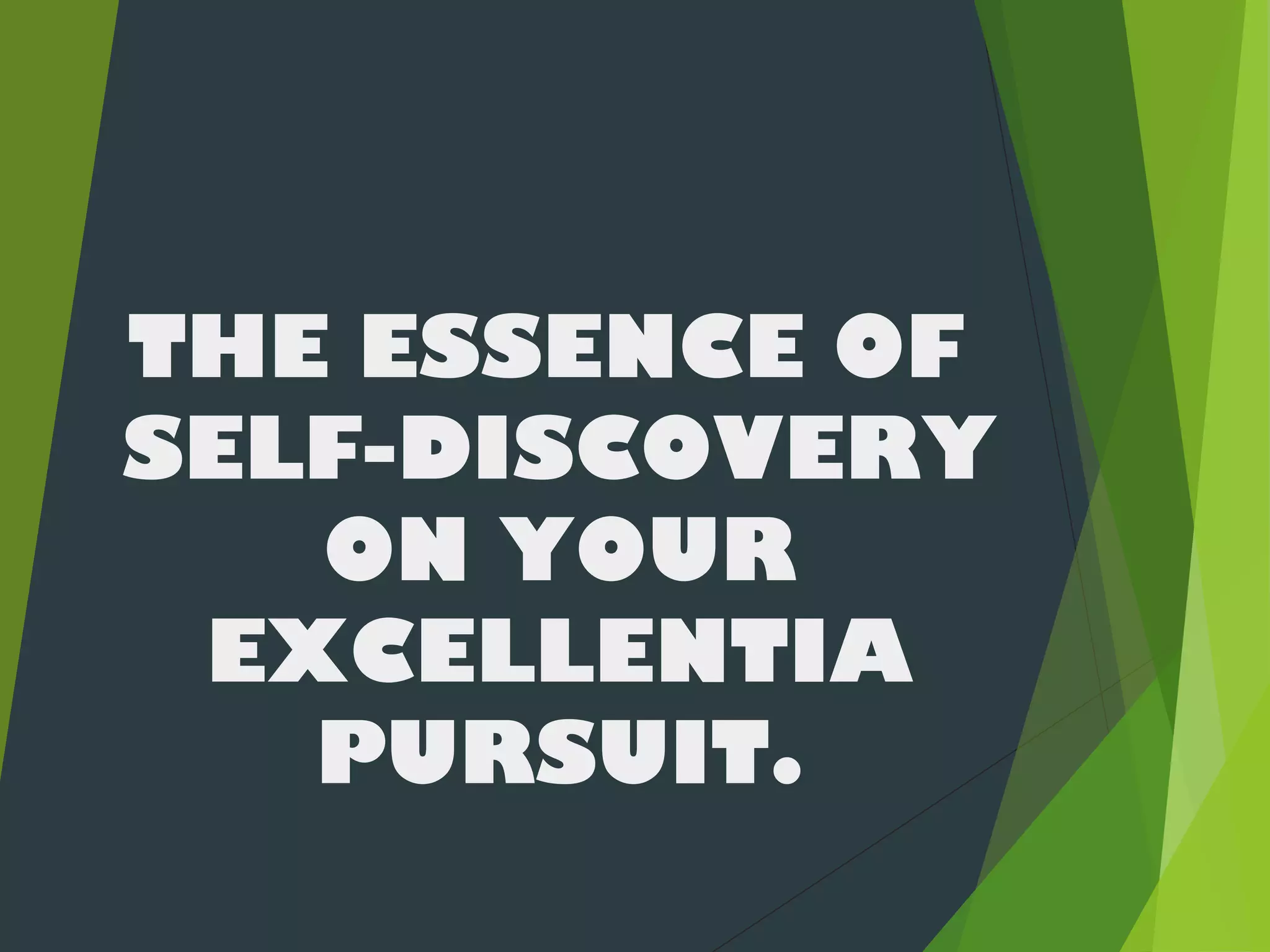 Self Discovery | PPT